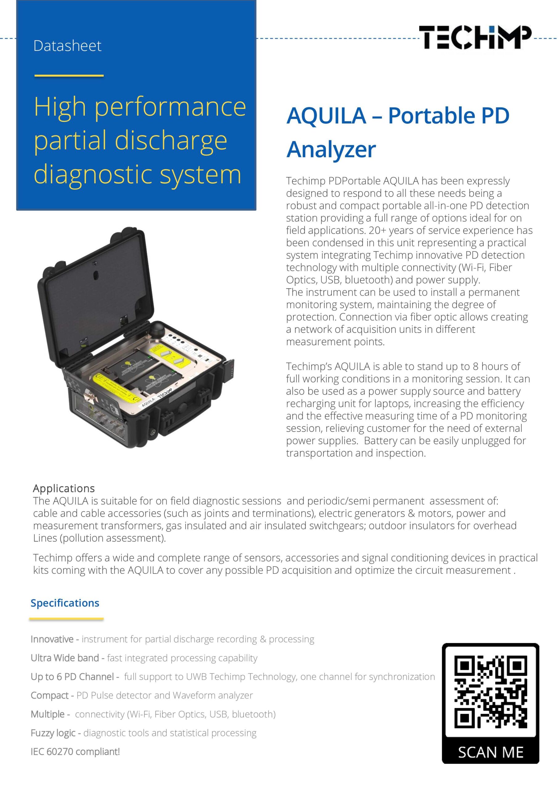 Partial Discharge Measurement Unit – Power-Map Engineering